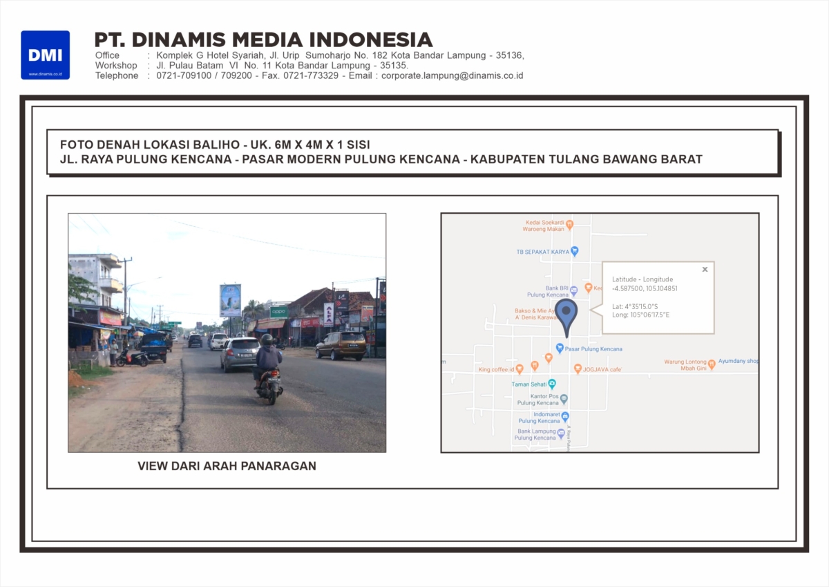 BALIHO Jl. Raya Pulung Kencana Pasar Modern Pulung Kencana VF Panaragan ...
