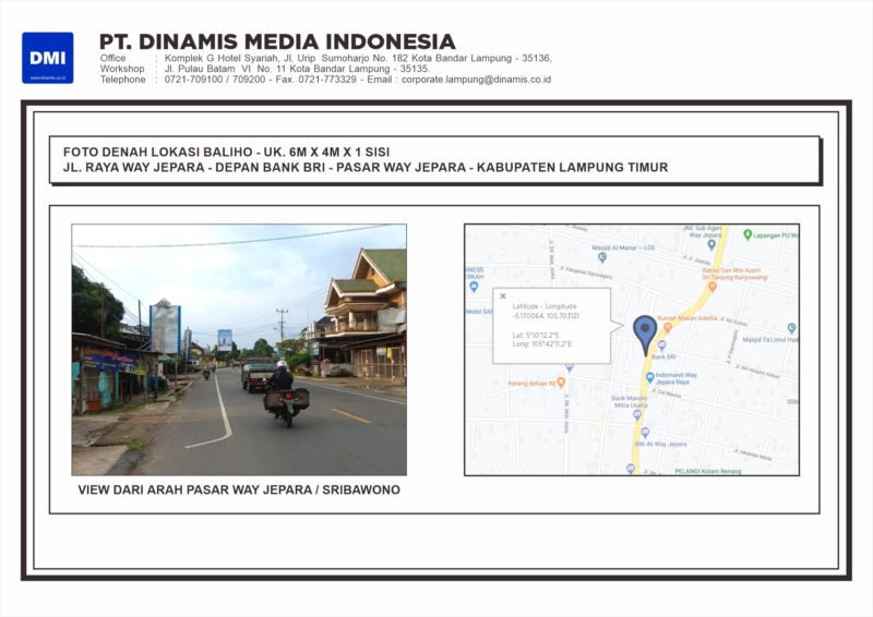 BALIHO Jl. Raya Way Jepara Depan BANK BRI, Pasar Way Jepara, Lampung ...