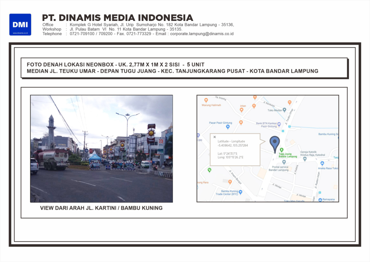 NEONBOX Median Jl. Teuku Umar Depan Tugu Juang, Tanjung Karang Pusat ... NEONBOX Median Jl. Teuku Umar Depan Tugu Juang, Tanjung Karang Pusat ...