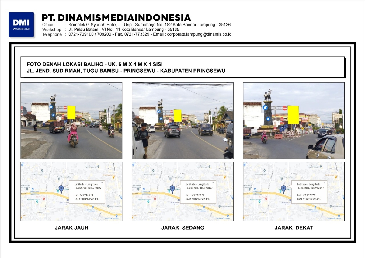 BALIHO Jl. Jend. Sudirman, Tugu Bambu Pringsewu VF Kota Agung ...