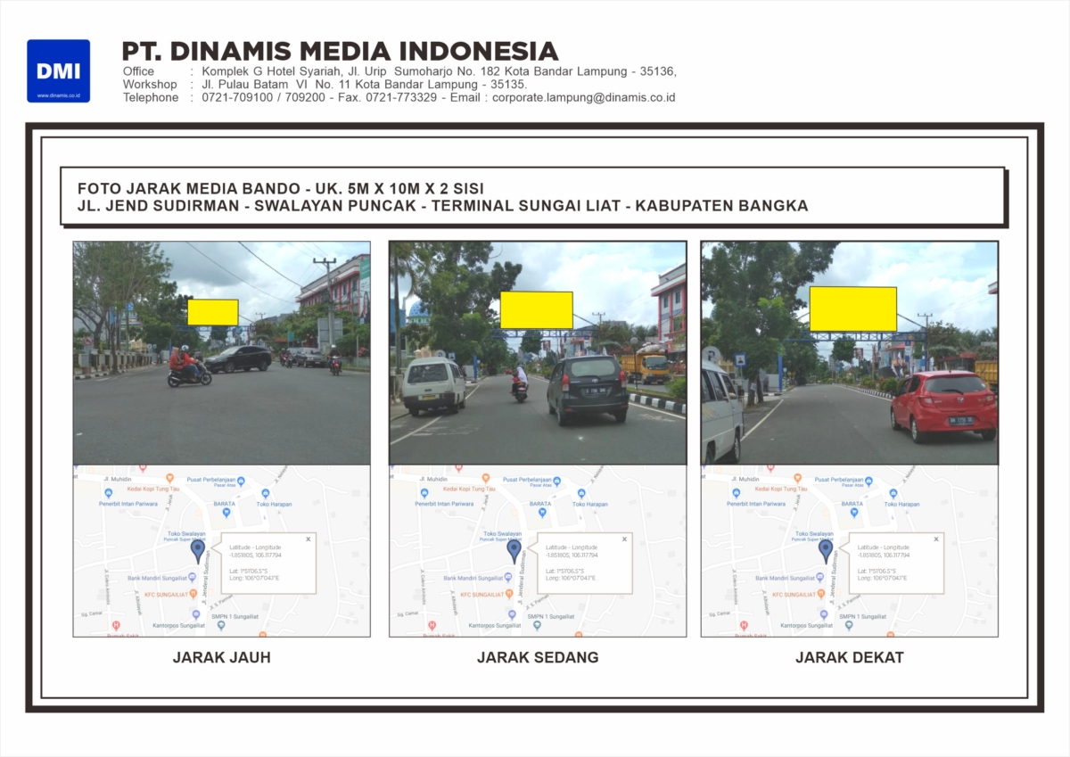 BANDO Jl. Jend. Sudirman Puncak Sungailiat Vf. Parai – Media Fulldown ...
