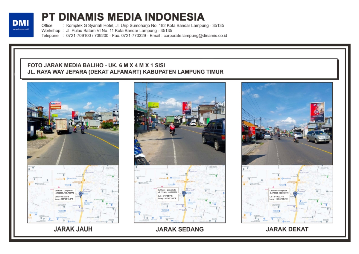BALIHO Jl. Raya Way Jepara (Dekat Alfamart) Kabupaten Lampung Timur ...