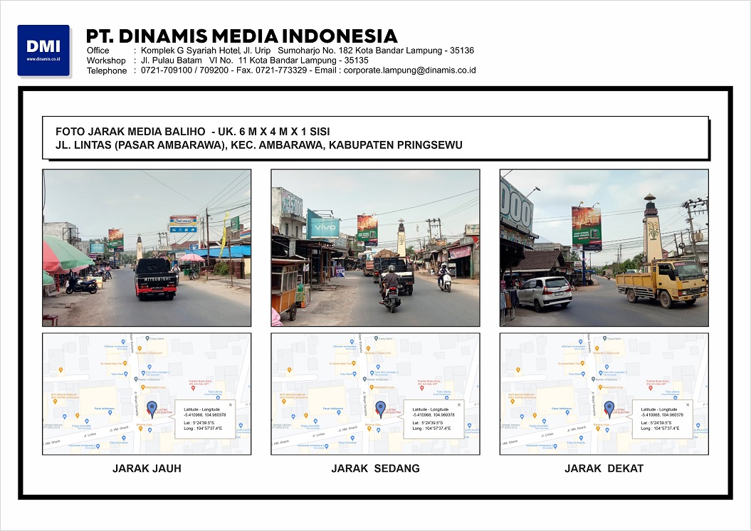 BALIHO Jl. Lintas (Pasar Ambarawa), Kecamatan Ambarawa, Kabupaten Pringsewu – Terkontrak G – PT ...